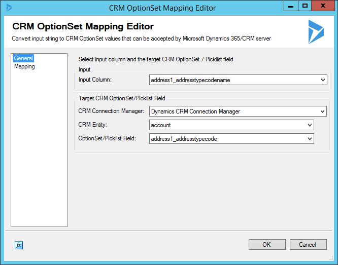Help Manual - CRM OptionSet Mapping - KingswaySoft